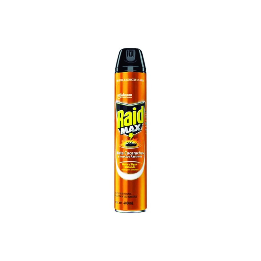 INSECTICIDAS RAID MAX 430ML CUCARACHAS | Encuentra mobiliario escolar y ...