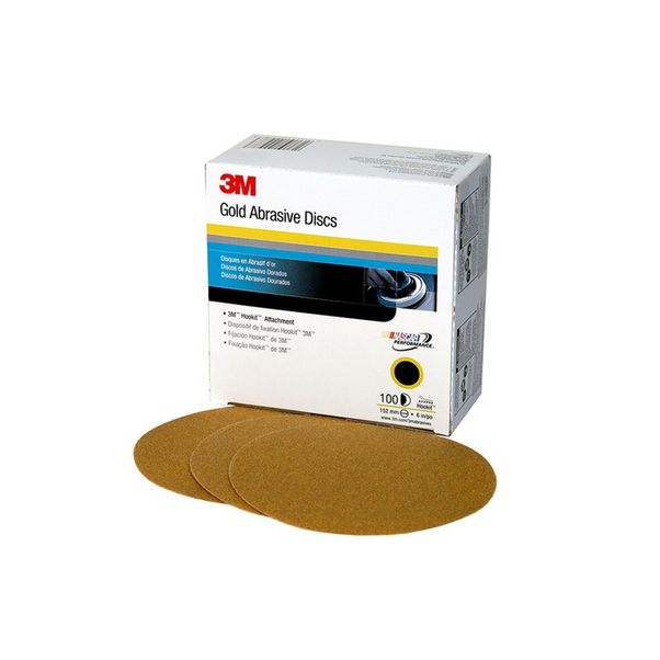 Disco Dorado Hookit 236U, 6 in, P100 | Distribuidor autorizado de ...
