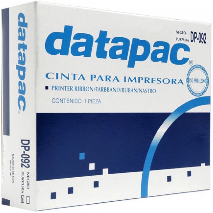 Cinta datapac dp-092 purpura | Impresoras, Multifuncionales, Tinta, Tóner y Más.