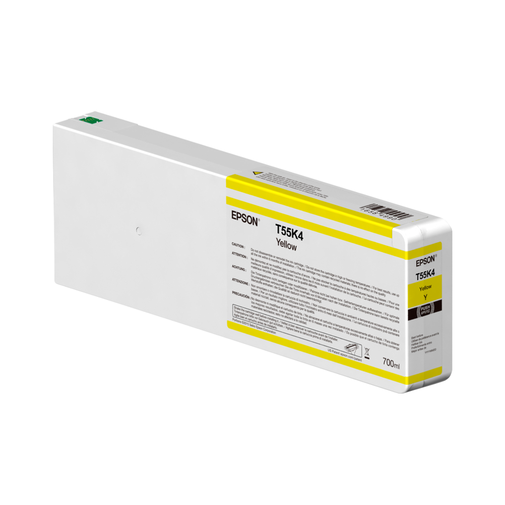 Cartucho de Tinta Epson UltraChrome HD T55K400 Color Amarillo Contenido ...