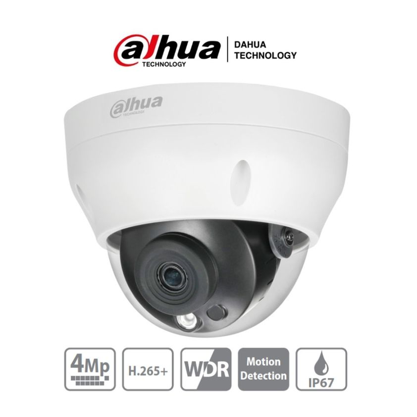 Cámara de Seguridad IP Domo DAHUA IPC-HDPW1431R1-S4 4MP Resolución ...