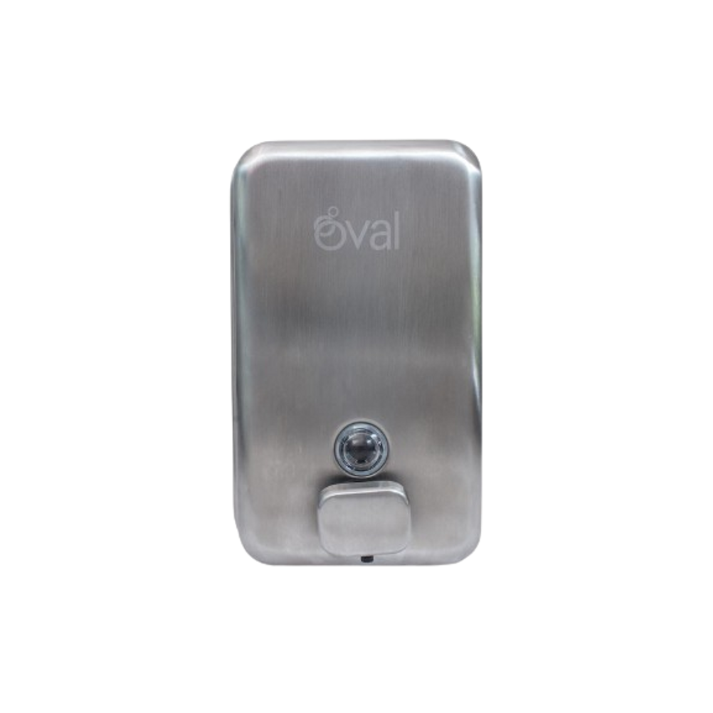 OVAL Jabonera en Gel de Acero Satinado para Uso Rudo de 1lt, DV057 ...