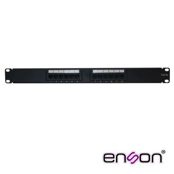 ENSON ENS-PA12P5E - Patch Panel Enson Ens-pa12p5e 1ur Precargado Cat5e ...