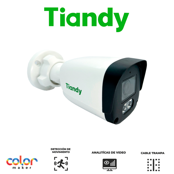 TIANDY TC-C32QN COLORMAKER - 2MP SUPERLITE Cámara bala lente fijo - 2 ...