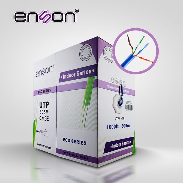 ENSON 12251L305 - Cable Utp Cat5E Enson 12251L305 Serie Eco Calibe 24 ...