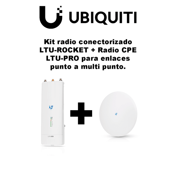 KIT - LTU-ROCKET + LTU-PRO para enlaces Punto a multi Punto /Ideal para ...