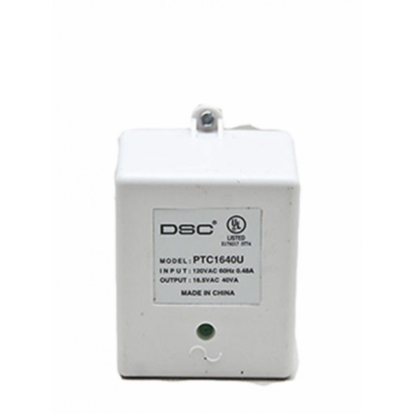 DSC PTC1640U - Transformador 16VCA / 40VA / Fusible Interno para ...