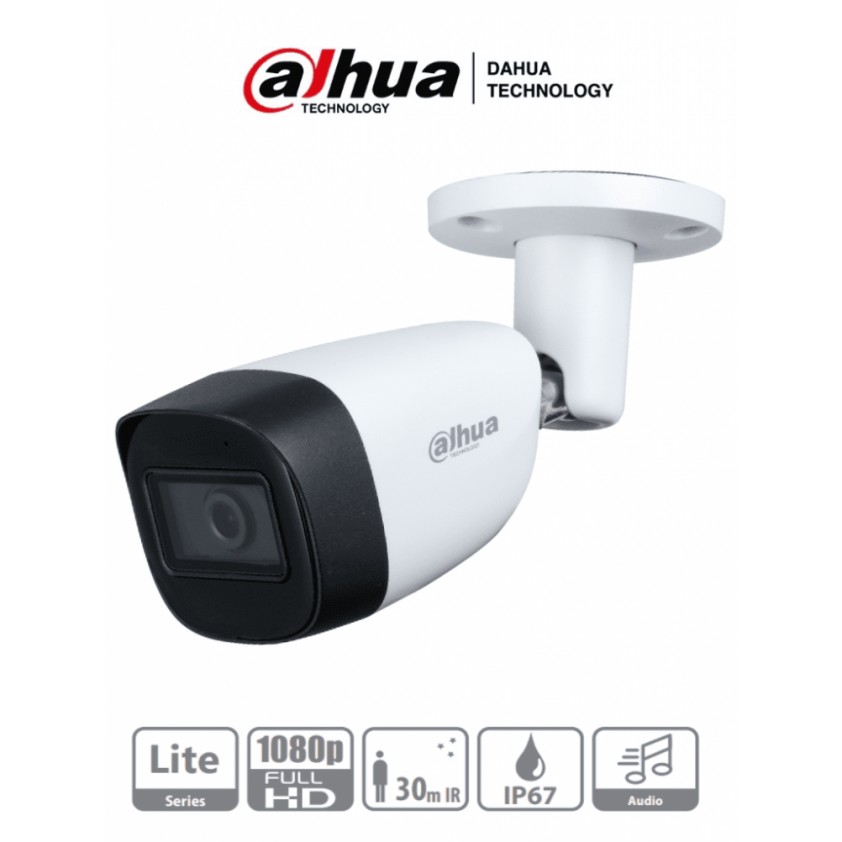 DAHUA HAC-HFW1200CMN-A- Camara Bullet 1080 p / Lente de 2.8 mm ...