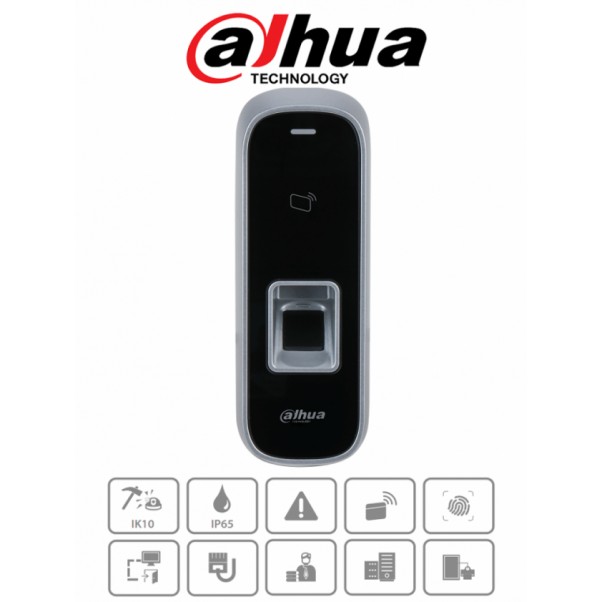 DAHUA ASI1202M-D- Control de Acceso Antivandálico para Exterior/ 3,000 ...