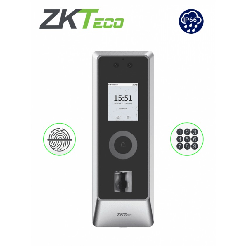 ZKTECO PROMA - Control de Acceso Facial / SILK ID / Exterior IP66 ...