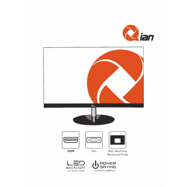 QIAN QM2381F - Monitor 23.8" LED /Framless/Full HD/VGA/HDMI/S/Marco ...