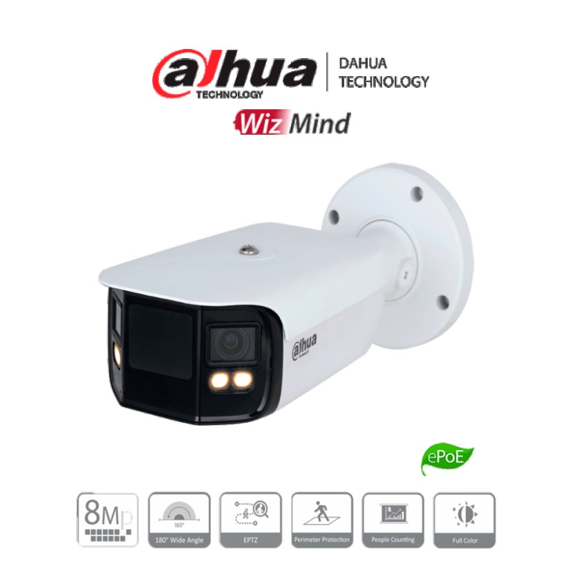 Dahua IPC-PFW5849-A180-E2-ASTE - Cámara IP Bullet 4k/ 2x4 megapíxeles ...