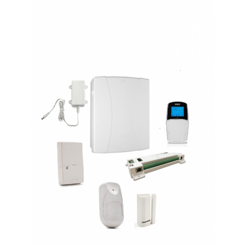 RISCO LIGHTSYS PLUS WIRELESS - Paquete de Alarma Risco Hasta 512 Zonas ...