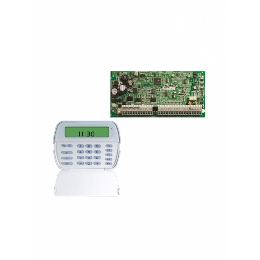 Dsc Pc1832clc14spa Kit Que Contiene Panel De Alarma Powerseries Pc1832 Y Teclado De Iconos