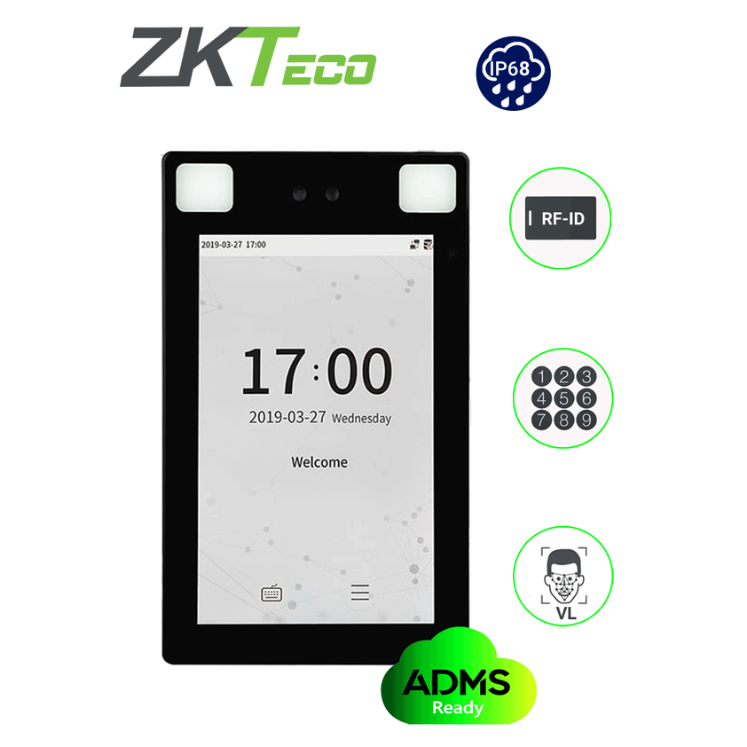 ZKTECO ProFace X- Terminal de Control de Acceso con Reconocimiento ...