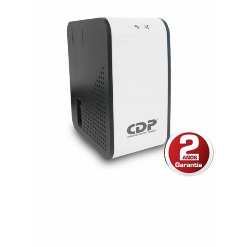 CDP R2C-AVR 1008 - Regulador 1KVA 400W / 4 Contactos con proteccion de sobretension / 4 ...