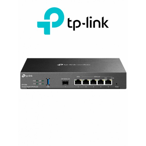 TP-LINK ER7206- Router Omada VPN , SDN Multi-WAN Gigabit , 1 Puerto WAN ...