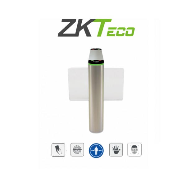 ZKTECO SBTL320 - Barrera Peatonal Central Abatible / Acero SUS304 ...