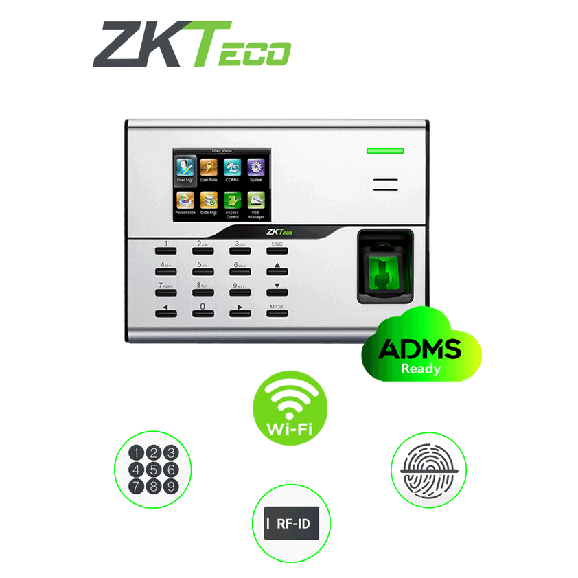ZKTECO UA860ID - Control de Acceso y Asistencia Simple / 3000 Usuarios / 3000 Tarjetas ID ...