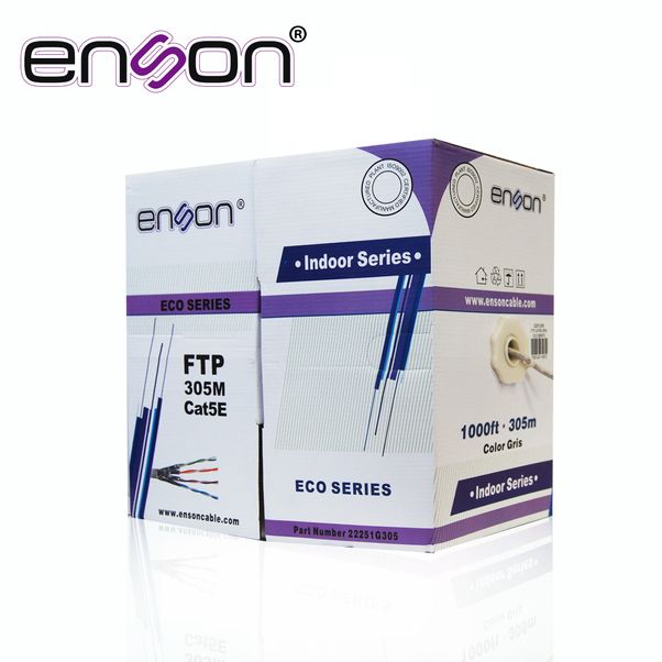 ENSON FTP 22251G305 - Cable Ftp Cat5e CCA Bobina De 305 Metros Uso ...