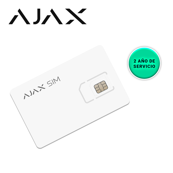 AJAX SERV AJAX SIM2Y - Servicio De Datos / Ajax Sim/ 2 Años De Servicio /Compatible ...