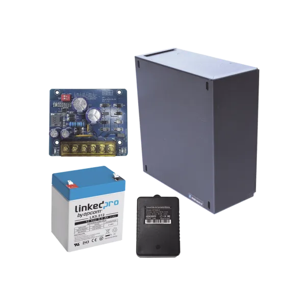 EPCOM KIT16B2LK5 - Kit con fuente PLB2 con salida de 12 Vcc a 2.5 Amper, incluye transformador y ...